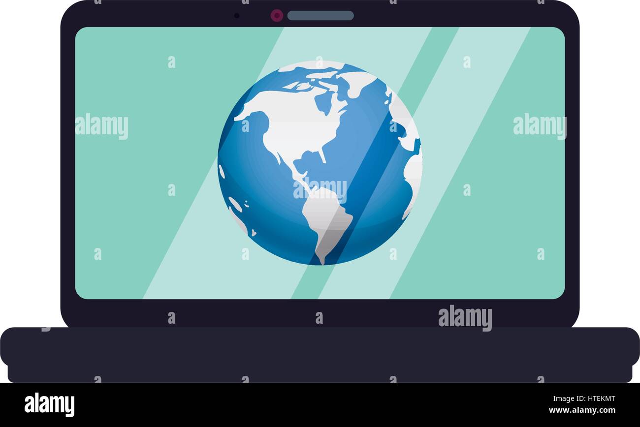 Laptop computer technology Stock Vector Image & Art - Alamy