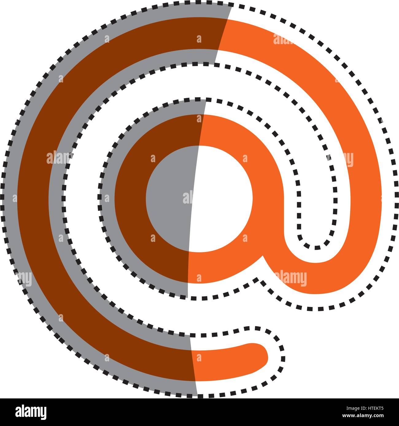 At email symbol Stock Vector Image & Art - Alamy