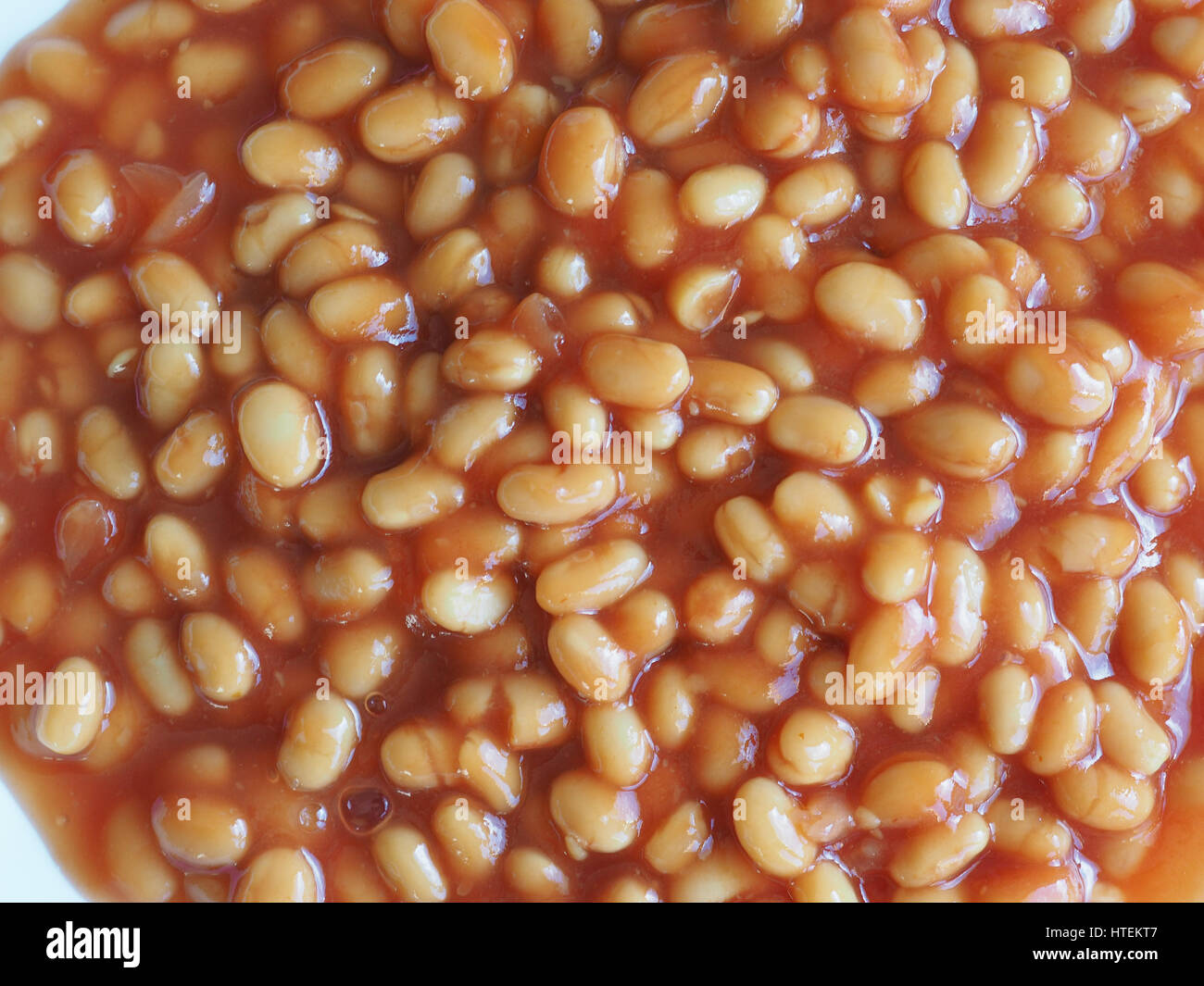 baked beans food in a tomato sauce Stock Photo - Alamy