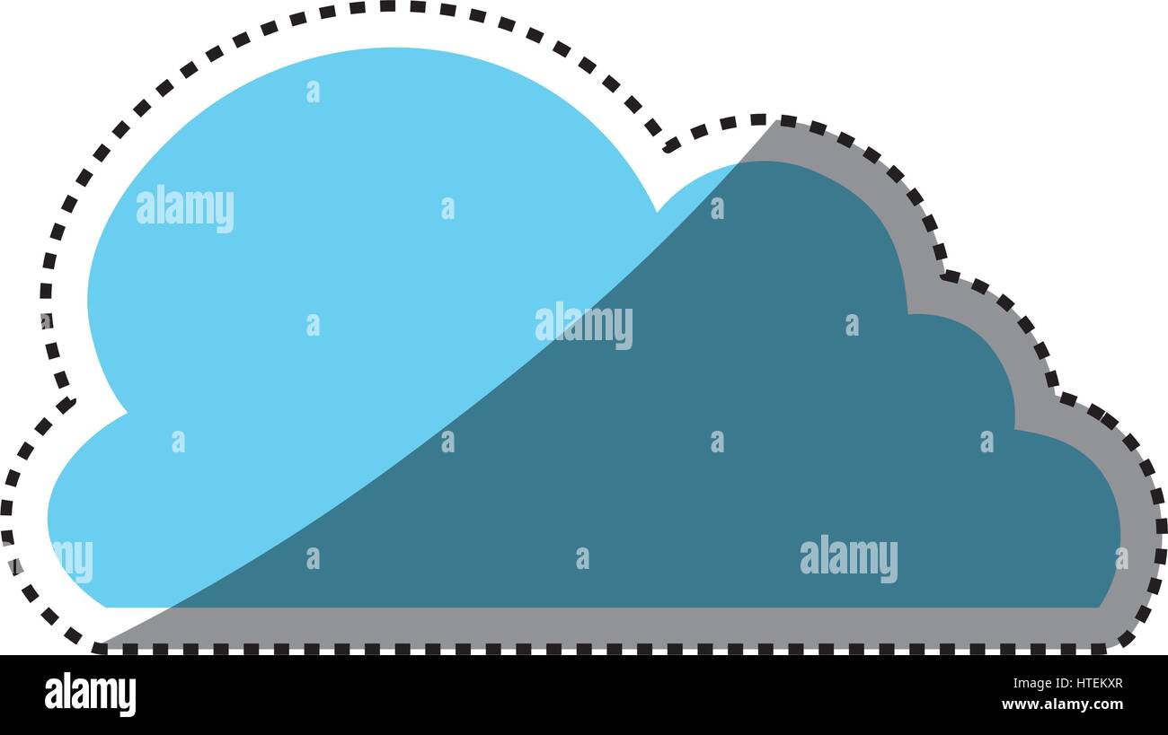 Cloud weather symbol Stock Vector Image & Art - Alamy