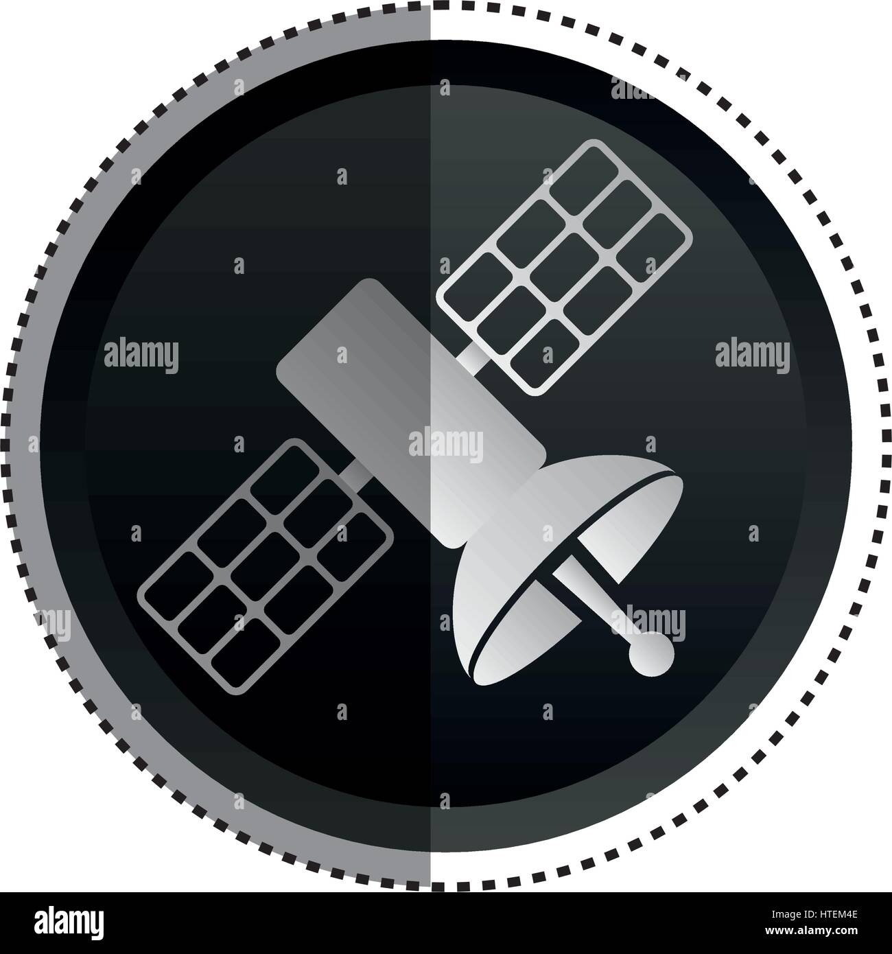 Satellite communication technology Stock Vector Image & Art - Alamy