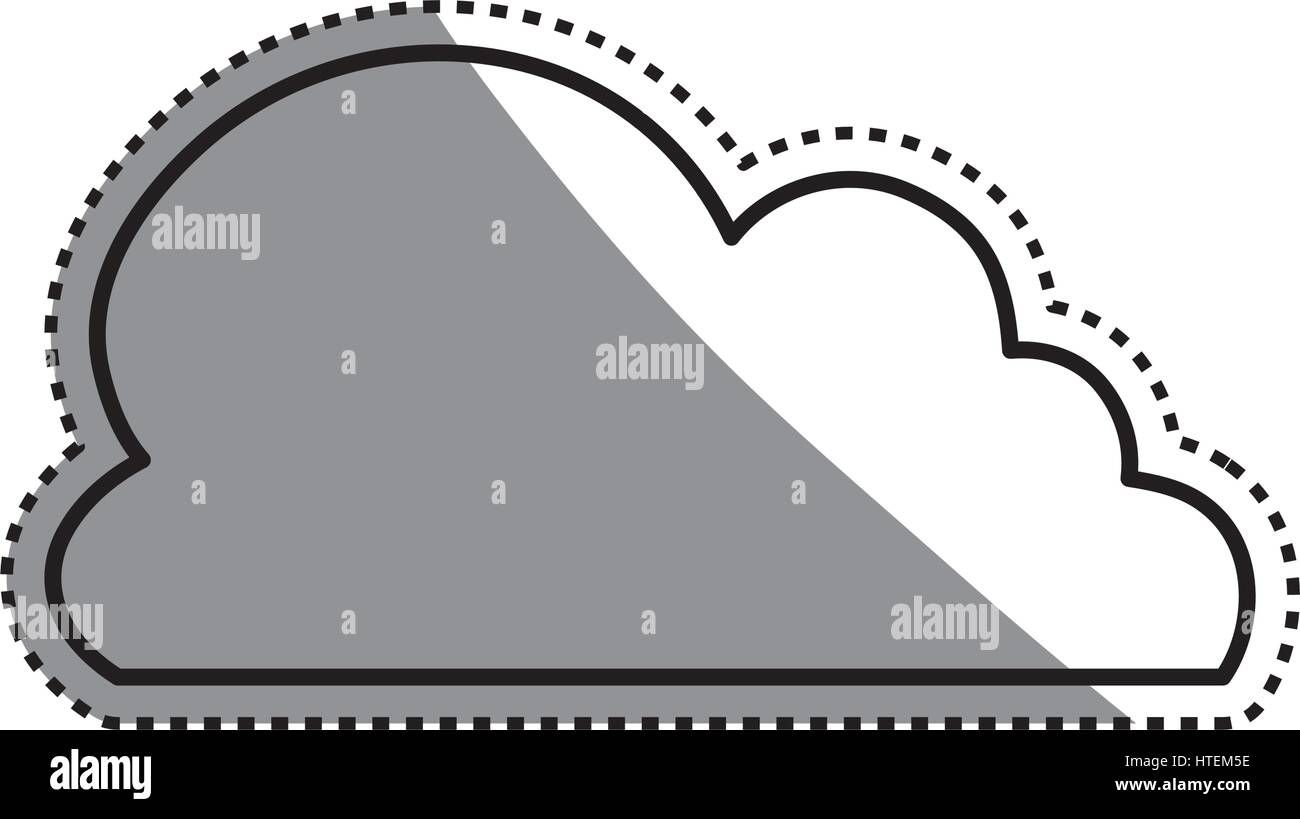 Cloud weather symbol Stock Vector Image & Art - Alamy