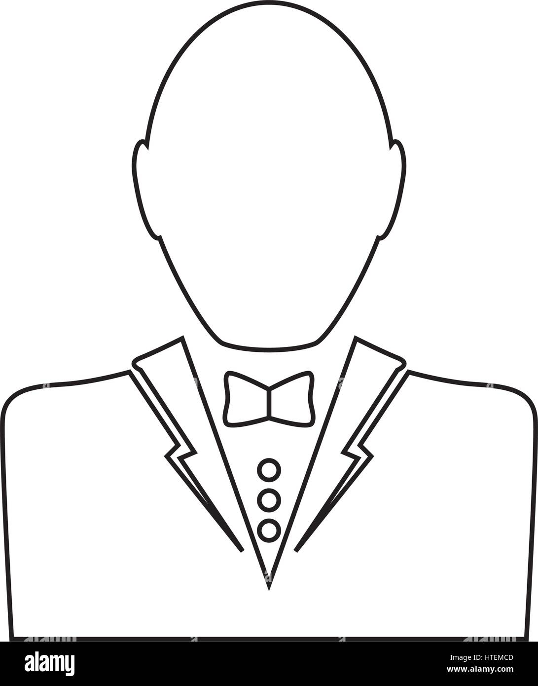 Elegant man pictogram Stock Vector Image & Art - Alamy