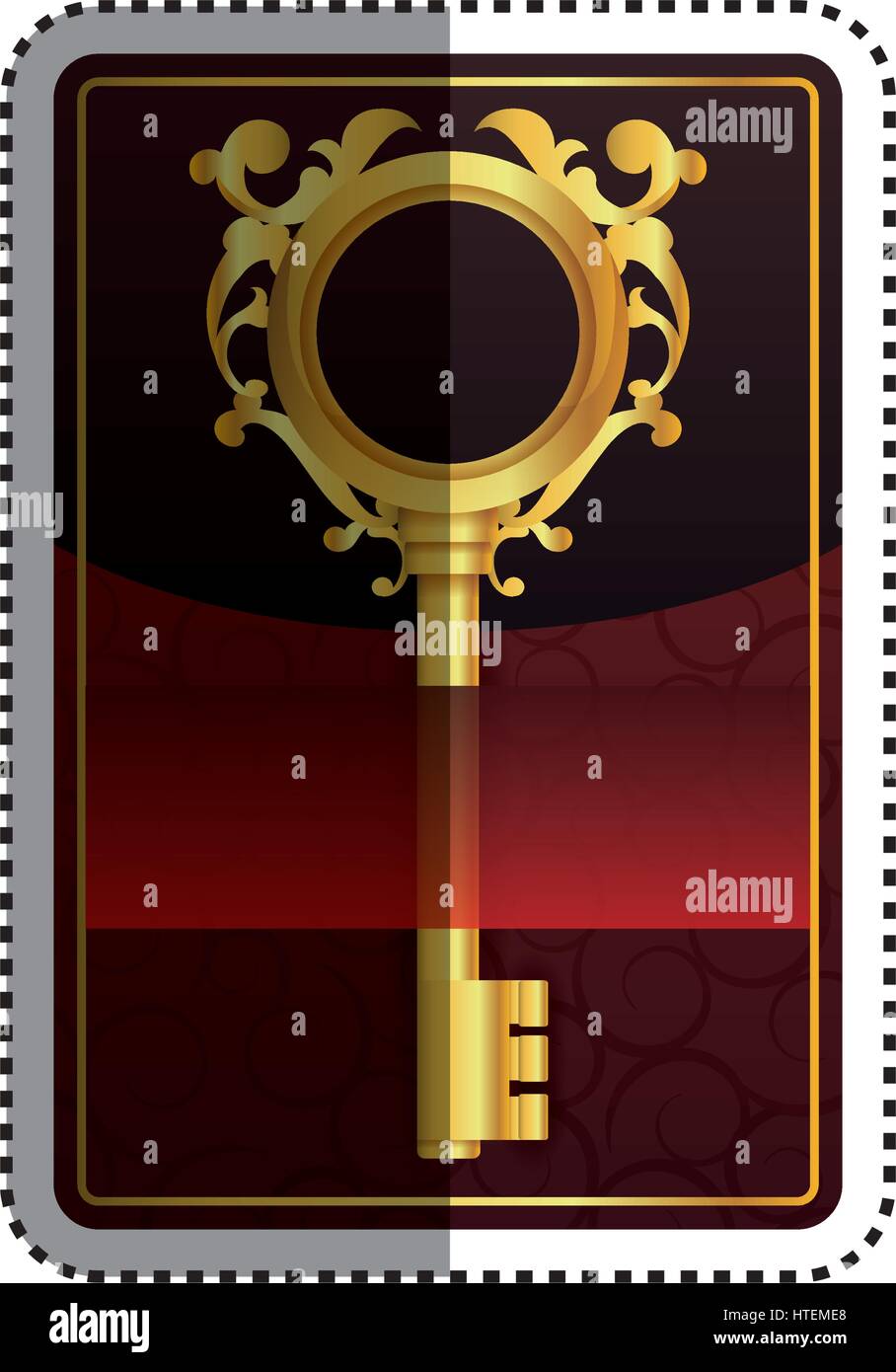 Vintage luxury key Stock Vector Image & Art - Alamy