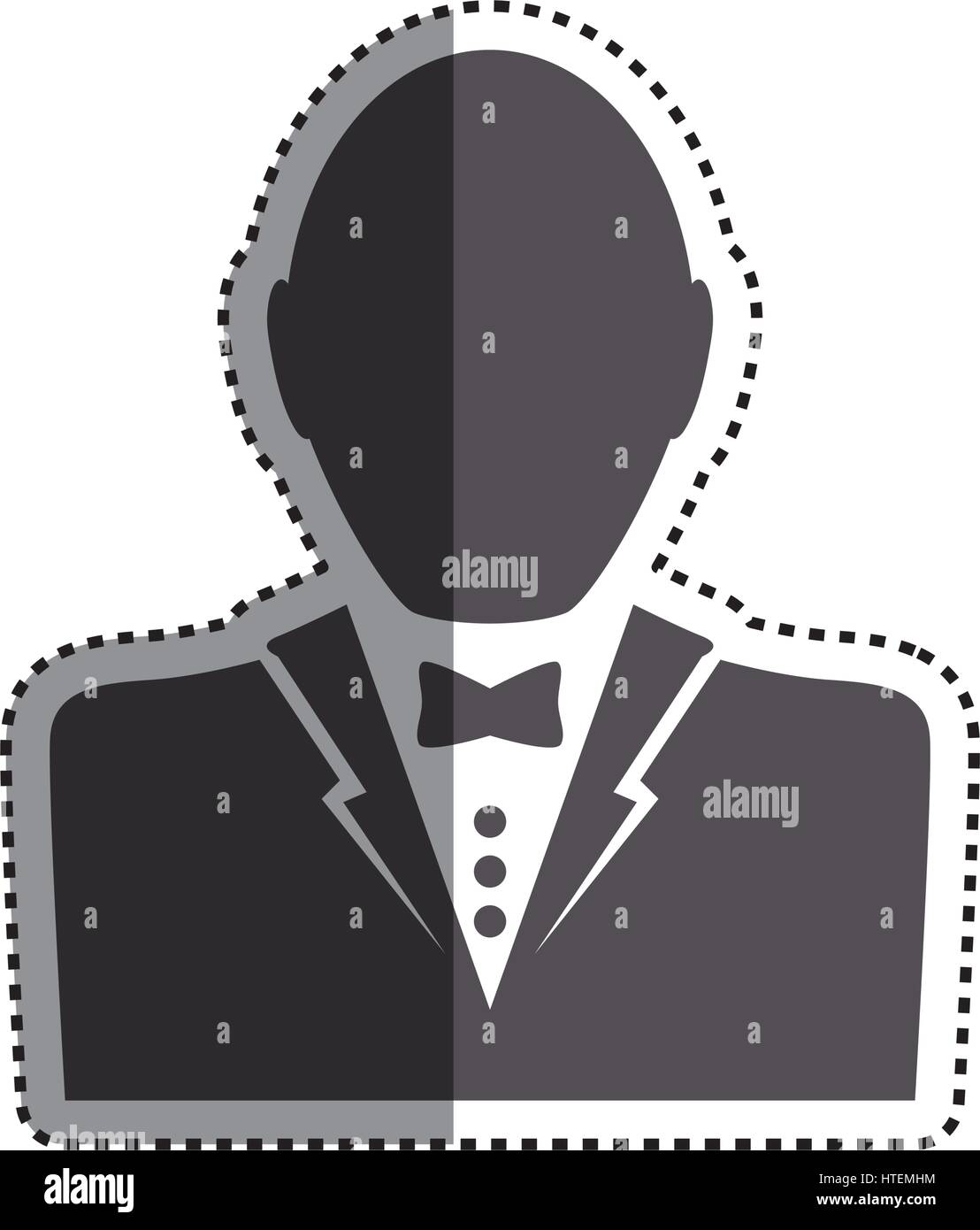 Elegant man pictogram Stock Vector Image & Art - Alamy