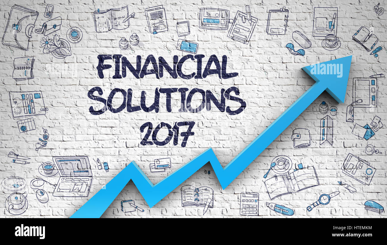 Financial Solutions 2017 - Enhancement Concept with Doodle Design Icons ...