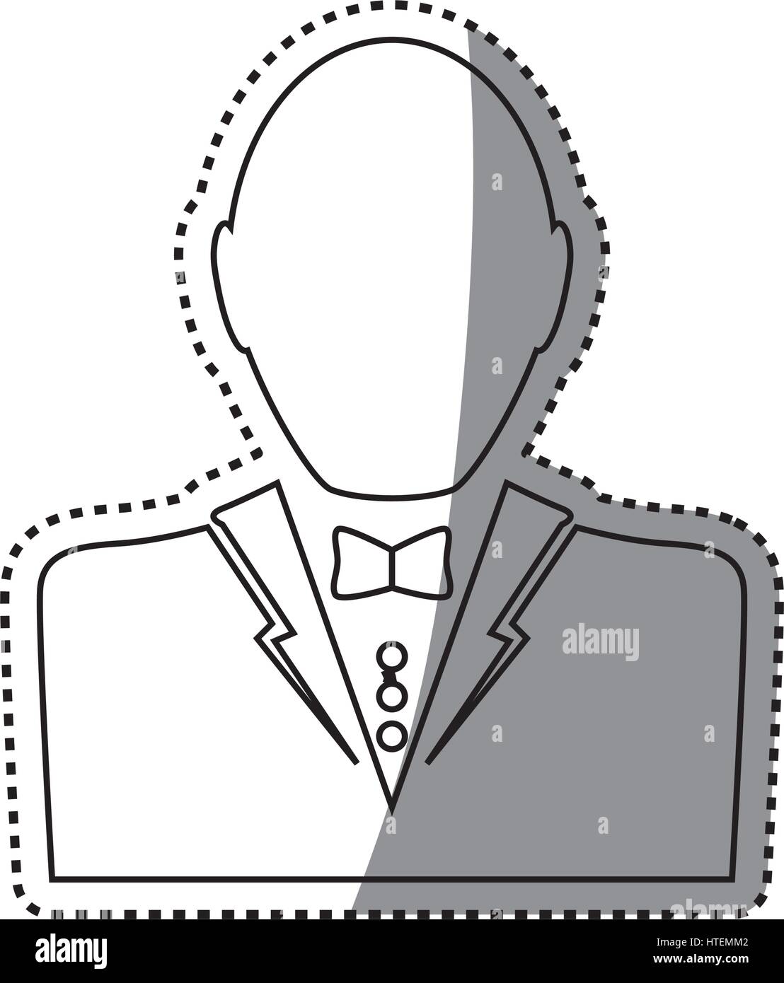 Elegant man pictogram hi-res stock photography and images - Alamy
