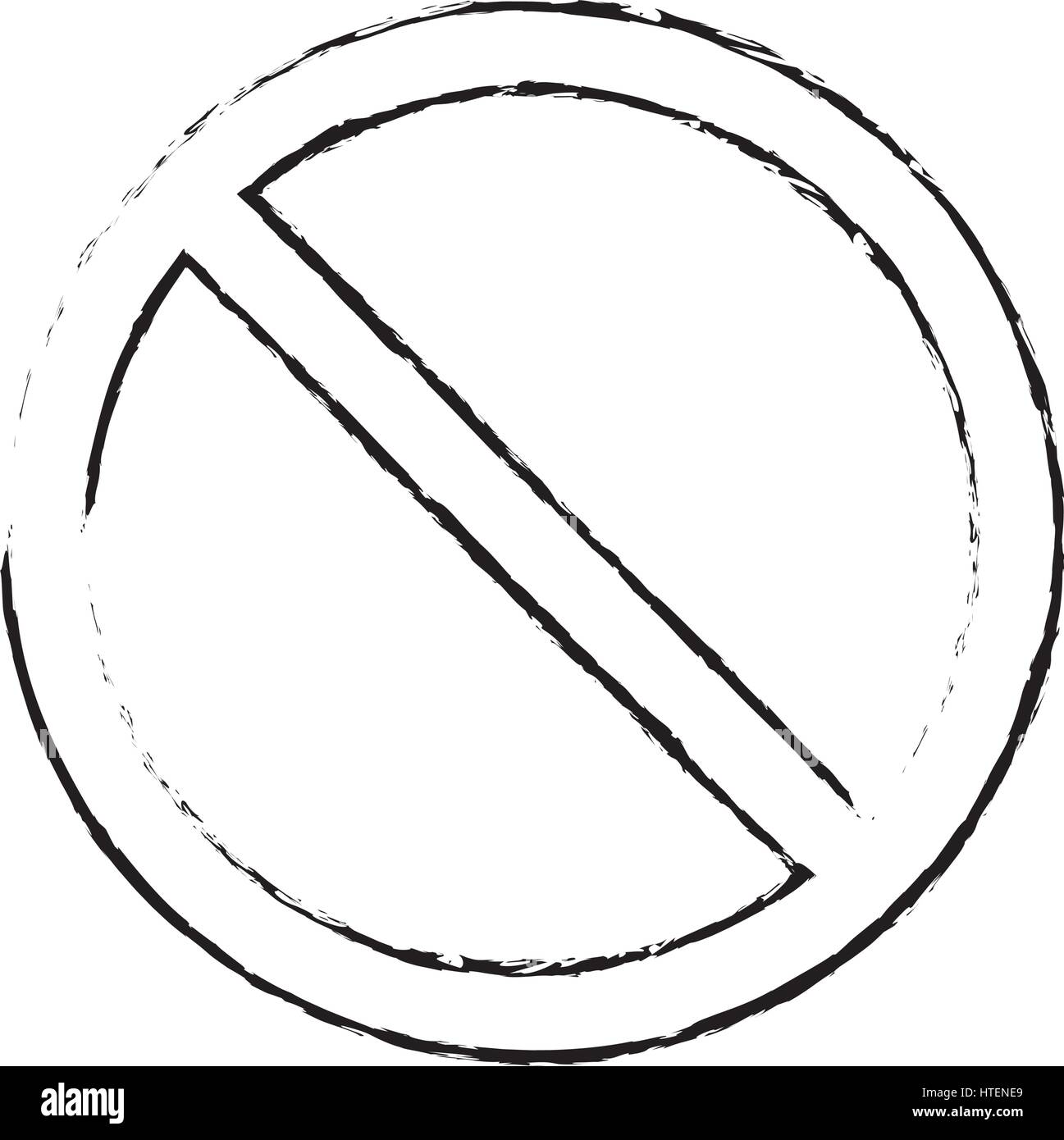 Prohibited round sign Stock Vector Image & Art - Alamy