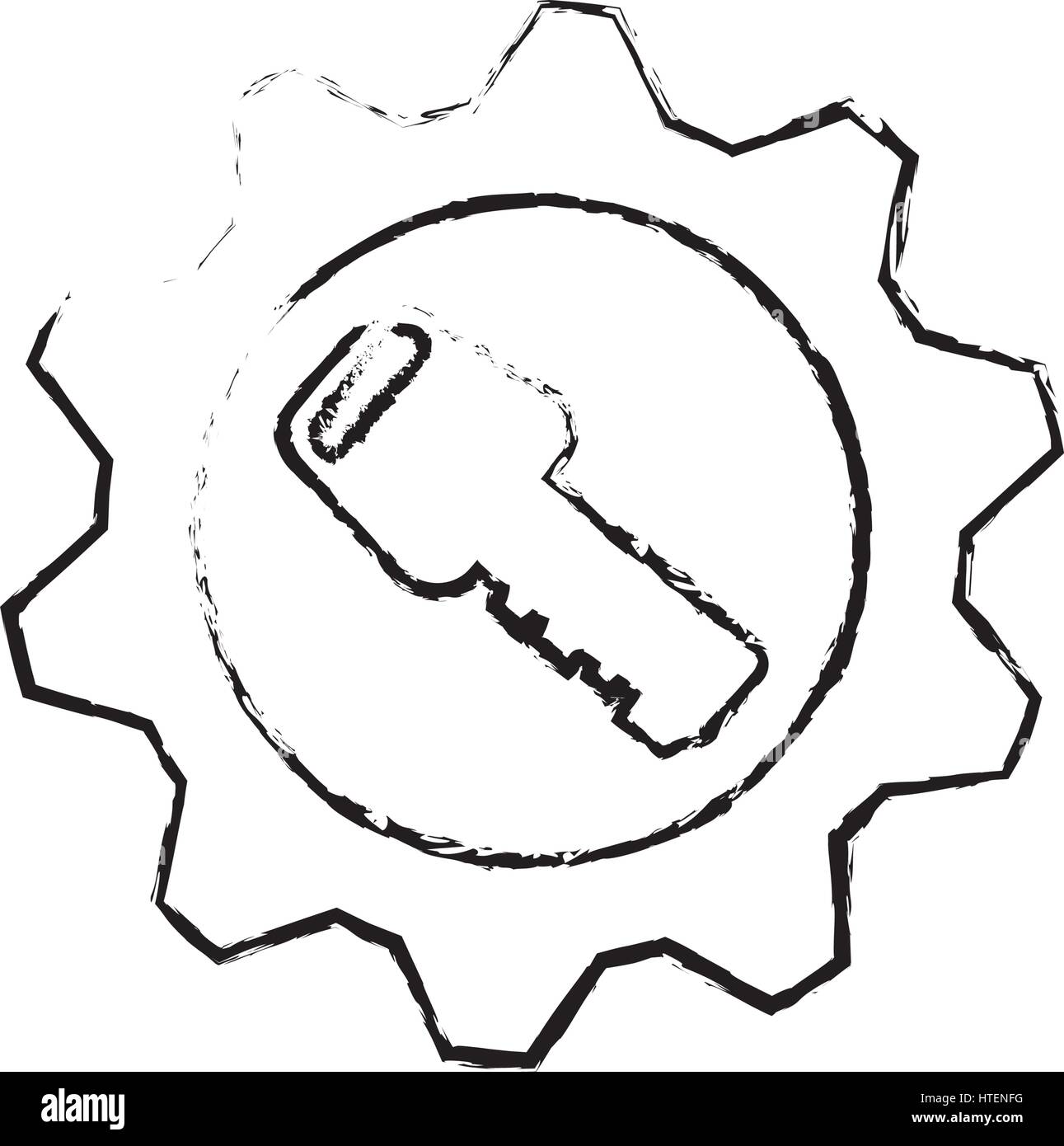 Security key device Stock Vector Image & Art - Alamy