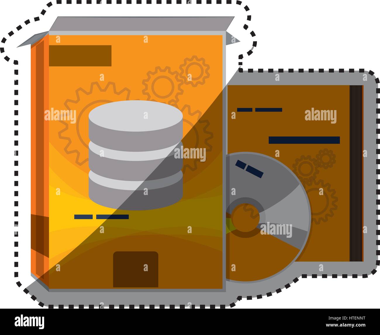 Software computer box Stock Vector Image & Art - Alamy