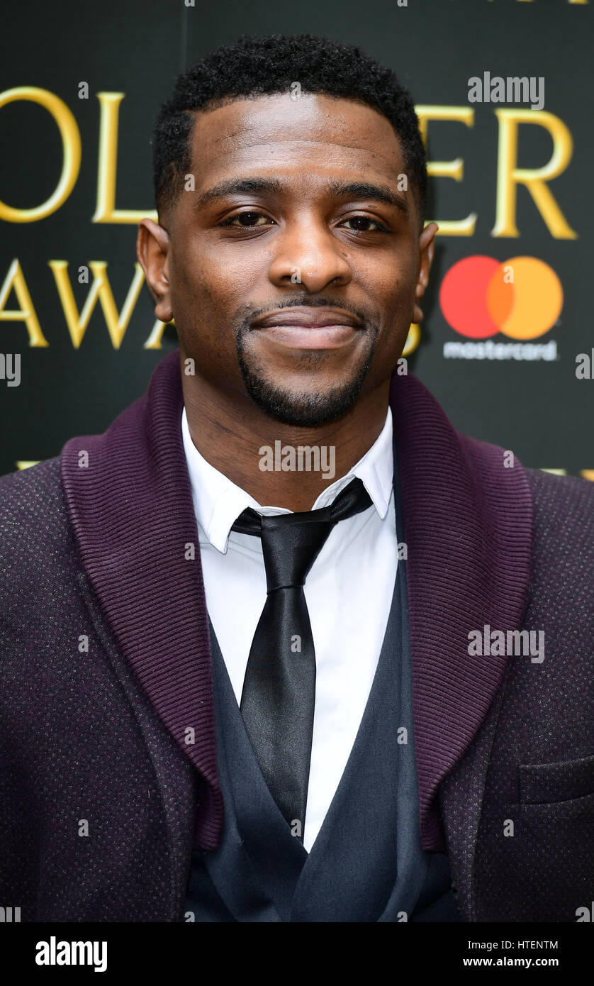 Adam J Bernard arriving at the Olivier Awards Nominations Party held at ...