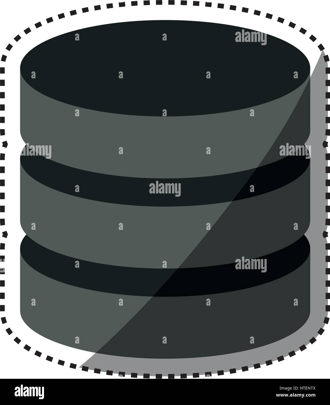 Virtual database storage Stock Vector Image & Art - Alamy