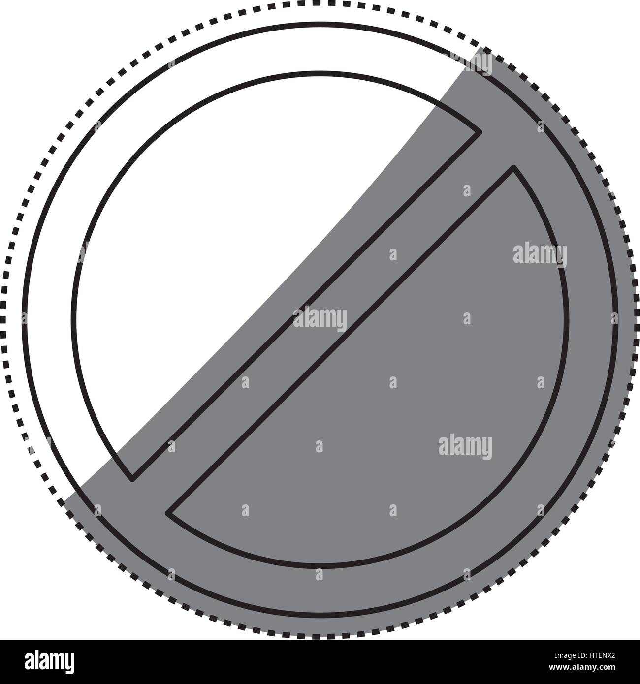 Prohibited round sign Stock Vector Image & Art - Alamy