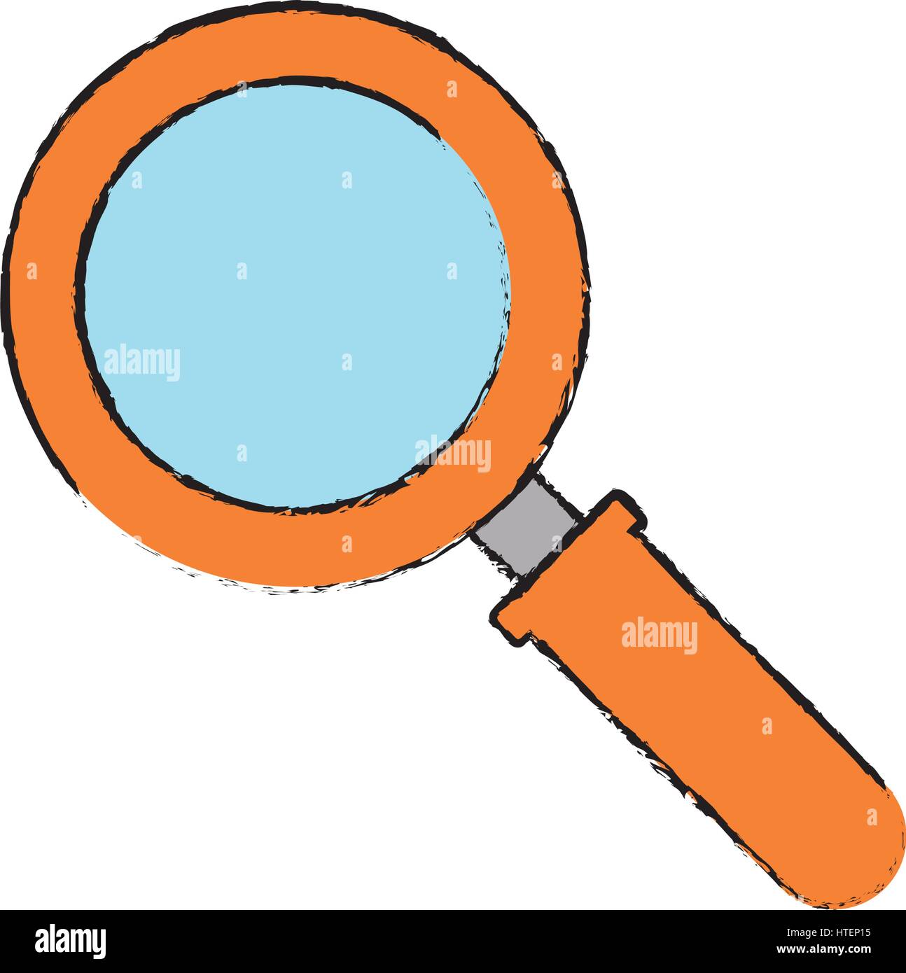 Magnifying glass lupe Stock Vector Image & Art - Alamy