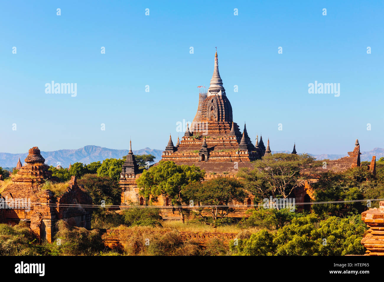 Bagan buddha tower at day , famous place in Myanmar/ Burma Stock Photo ...