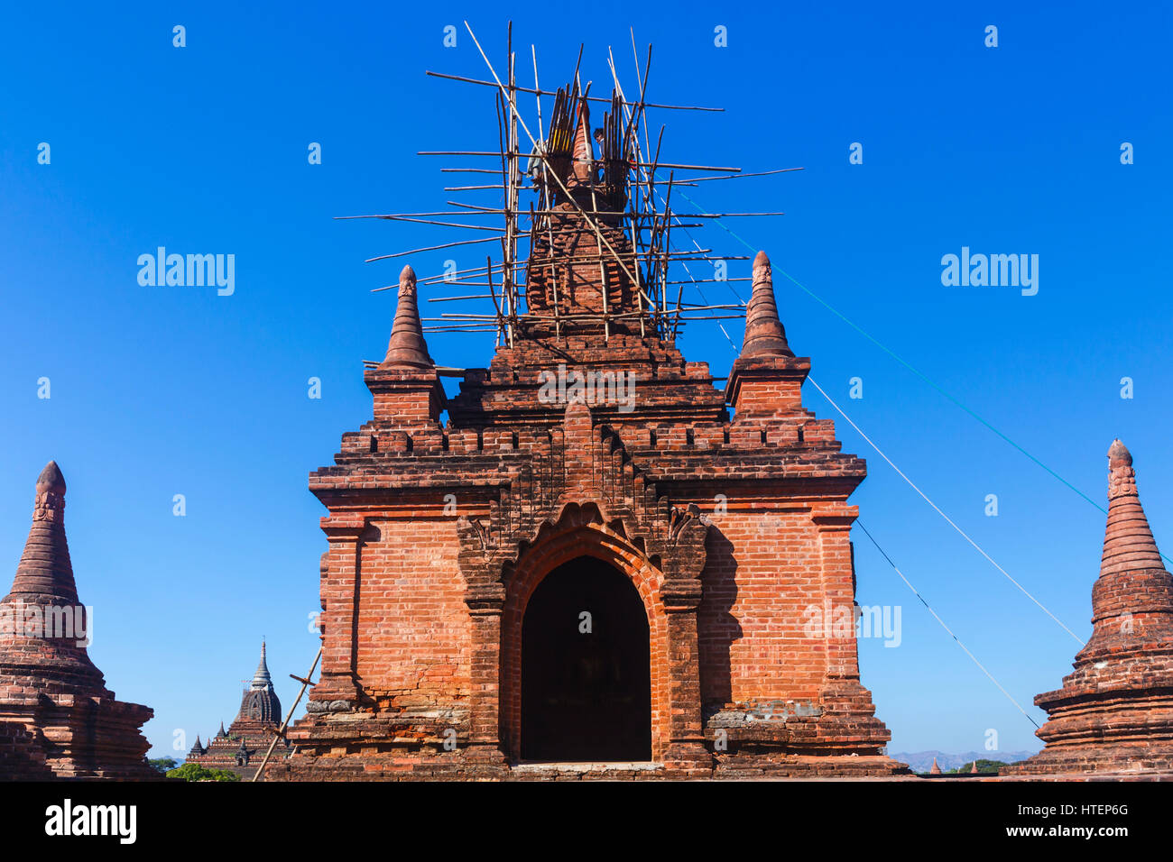 Bagan buddha tower at day , famous place in Myanmar/ Burma Stock Photo ...
