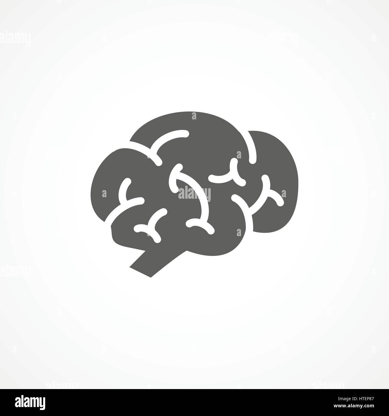 Brain icon hi-res stock photography and images - Alamy