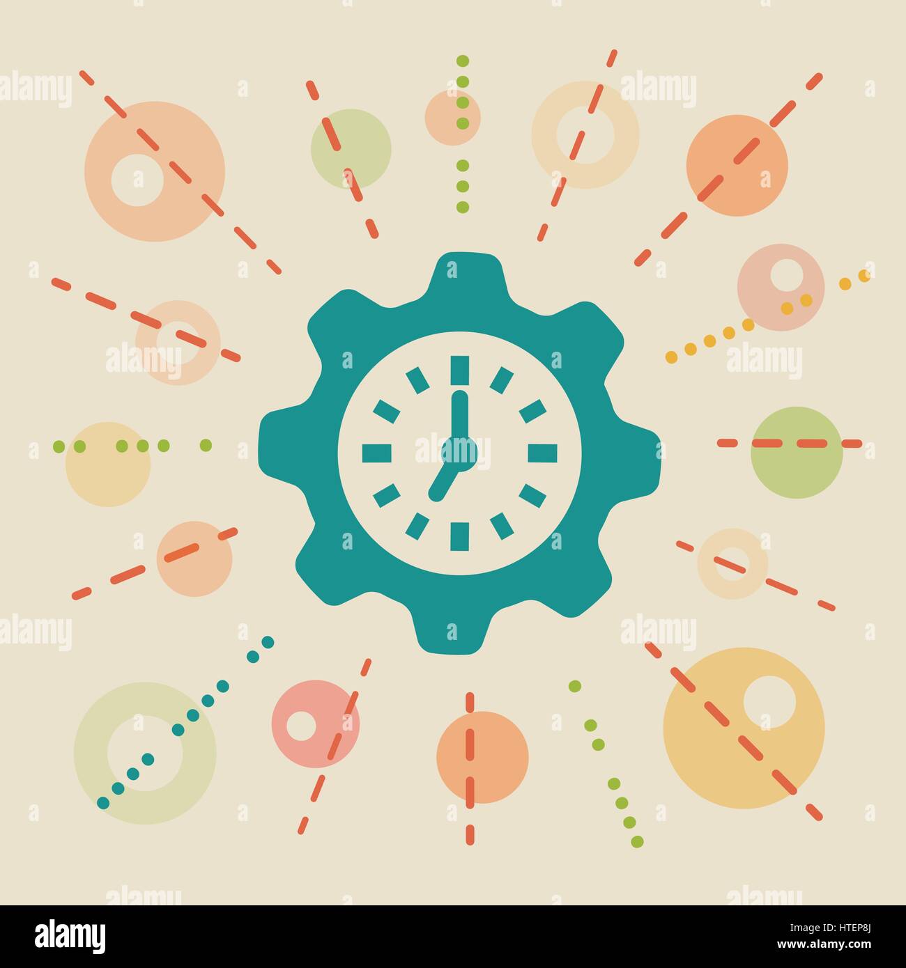 Productivity. Concept business vector illustration Stock Vector Image ...