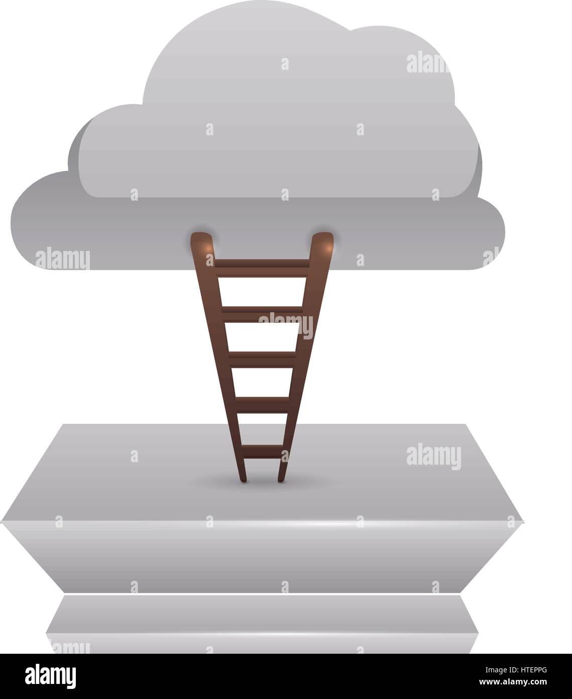 Ladder to heaven Stock Vector Image & Art - Alamy