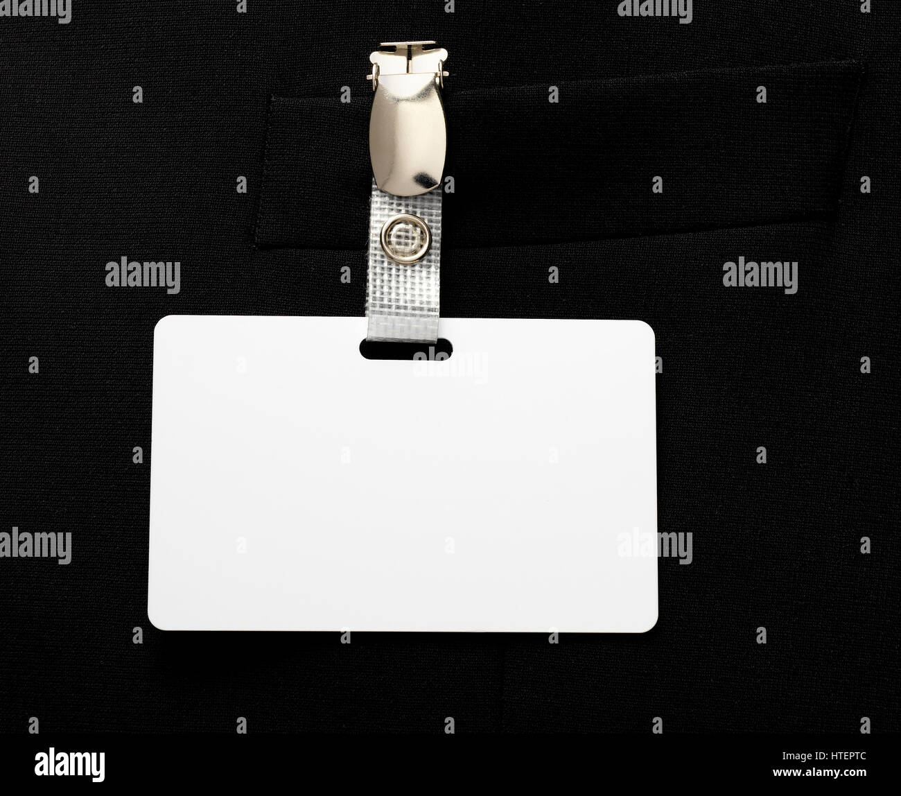 Blank Name Tag Stock Photo - Alamy