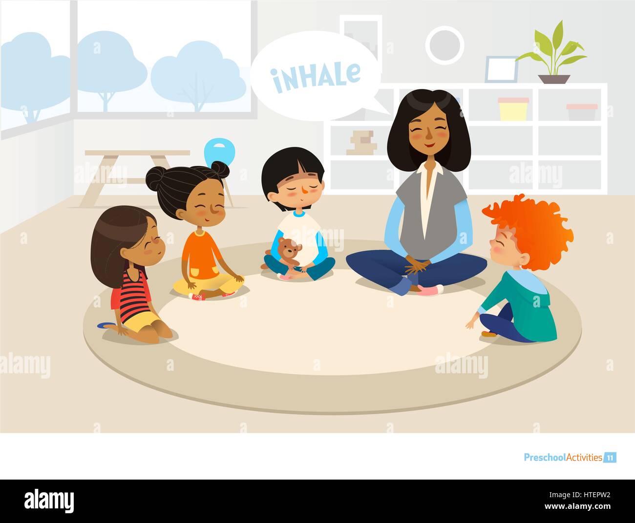 Preschool Teacher Cartoon