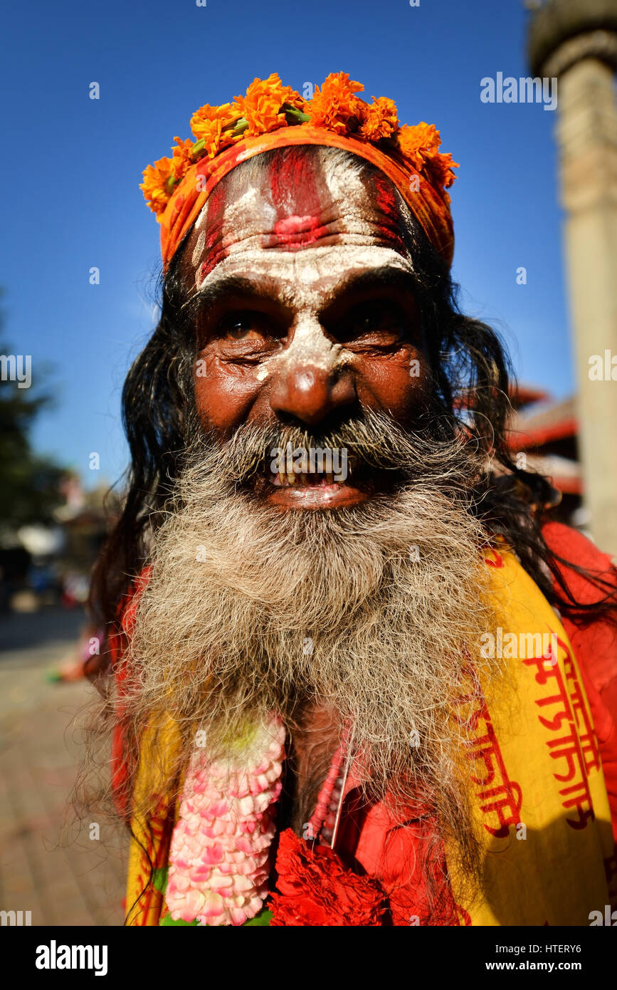Sadhu holy man dreadlocks beard hi-res stock photography and images - Alamy