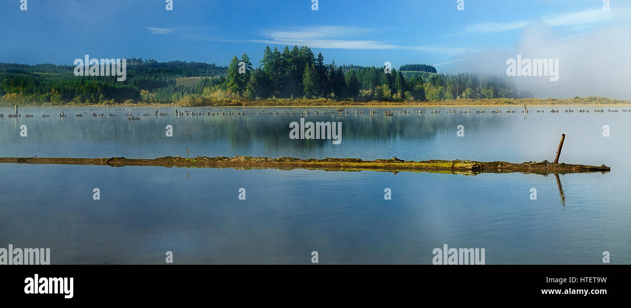 Early Morning Image at Spirit Lake Washington before the Mist had ...