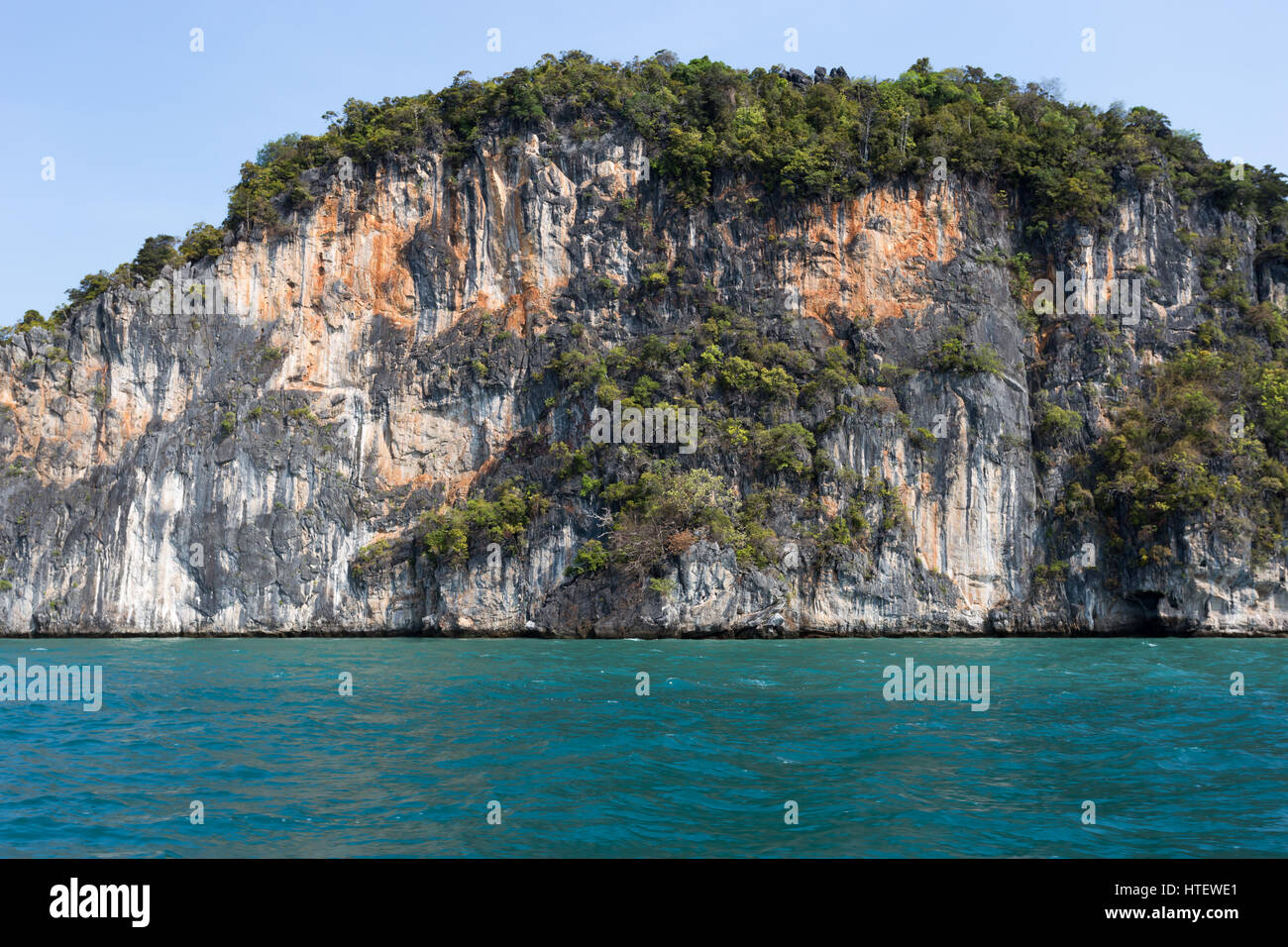 The Small, Secluded Beach of the Trees Covered Island. Koh Hong Island ...