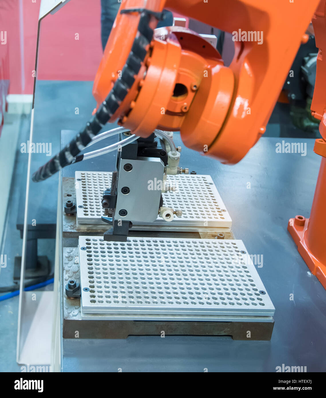 Controler of robotic hand Stock Photo - Alamy