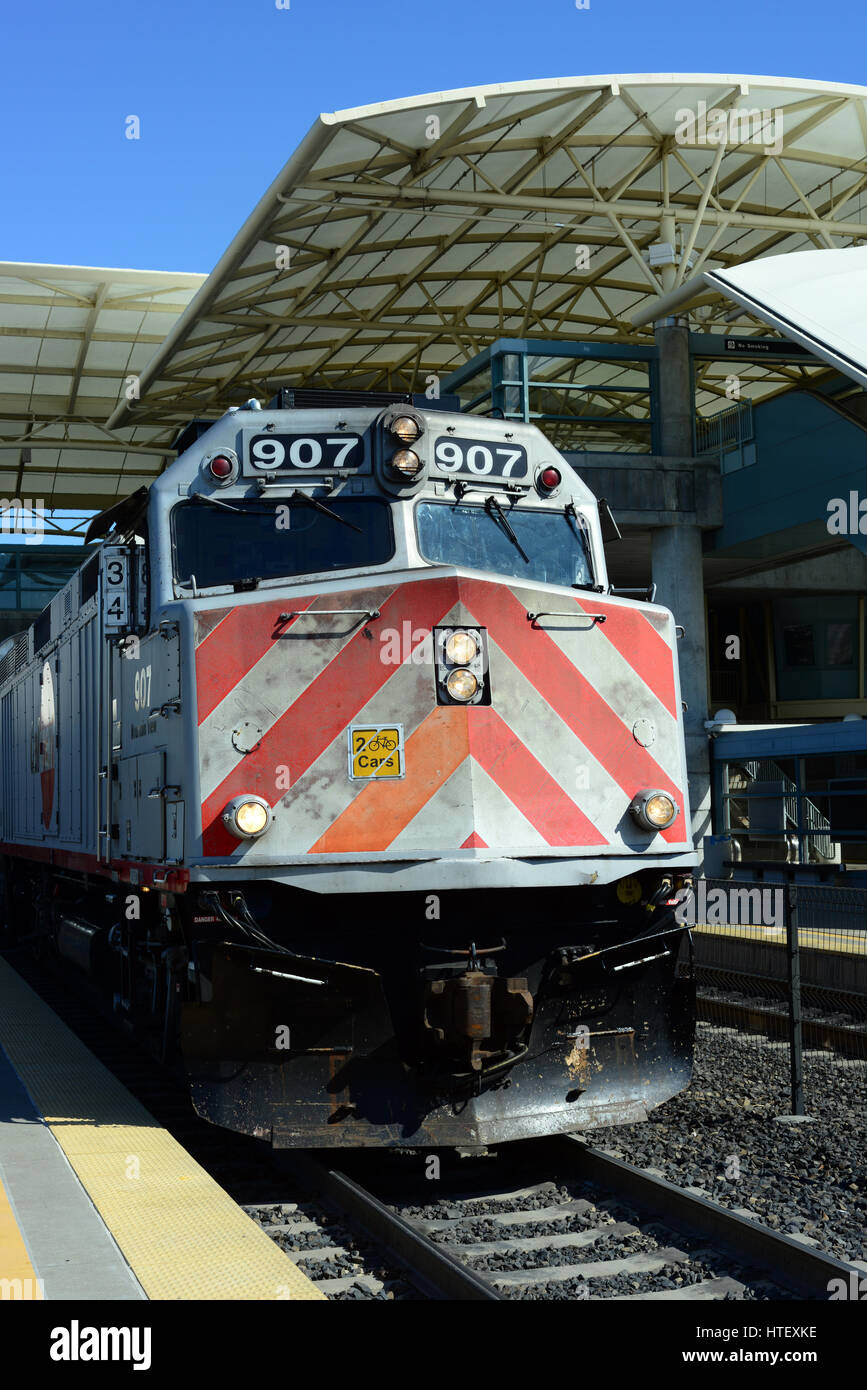 Caltrain locomotive hi-res stock photography and images - Alamy