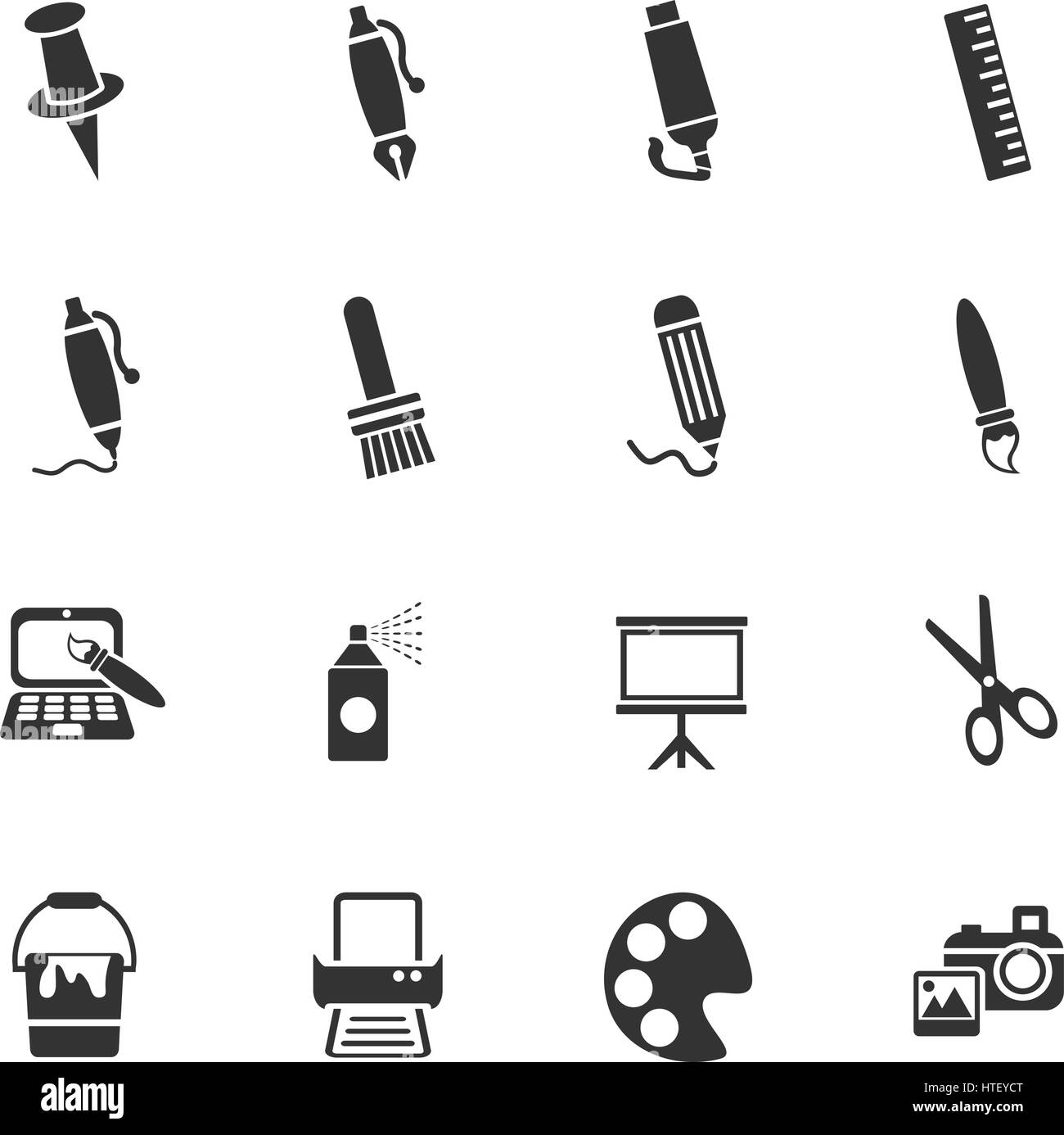 art tools web icons for user interface design Stock Vector Image & Art ...