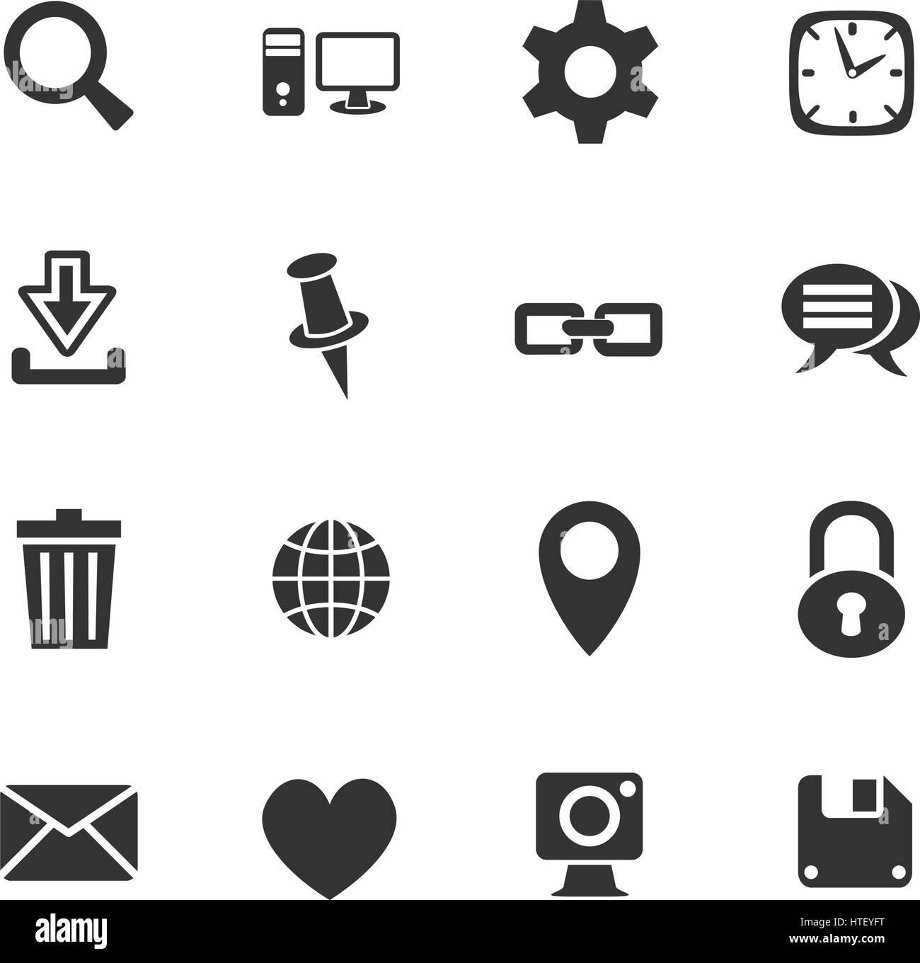 User interface email Black and White Stock Photos & Images - Alamy