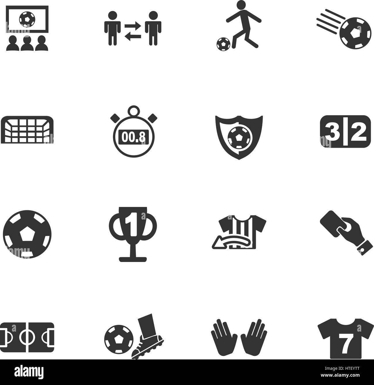 football web icons for user interface design Stock Vector Image & Art ...