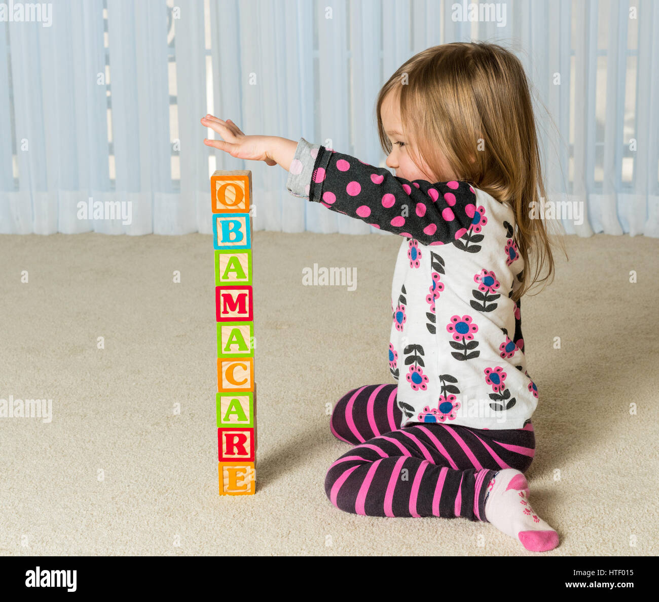 Building tower blocks child hi-res stock photography and images - Alamy
