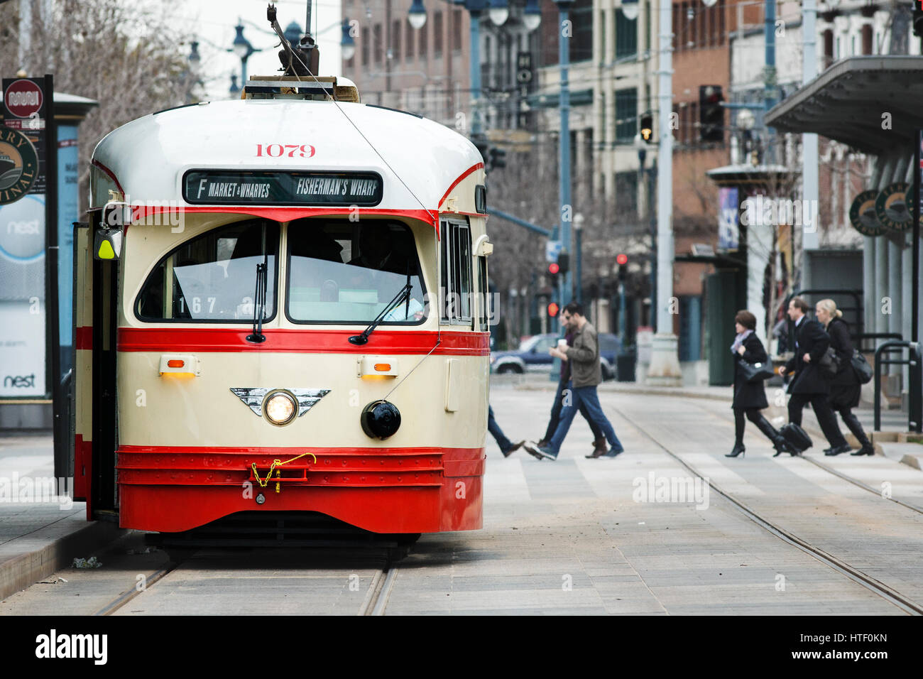 Vintage electric trolley bus hi-res stock photography and images - Alamy