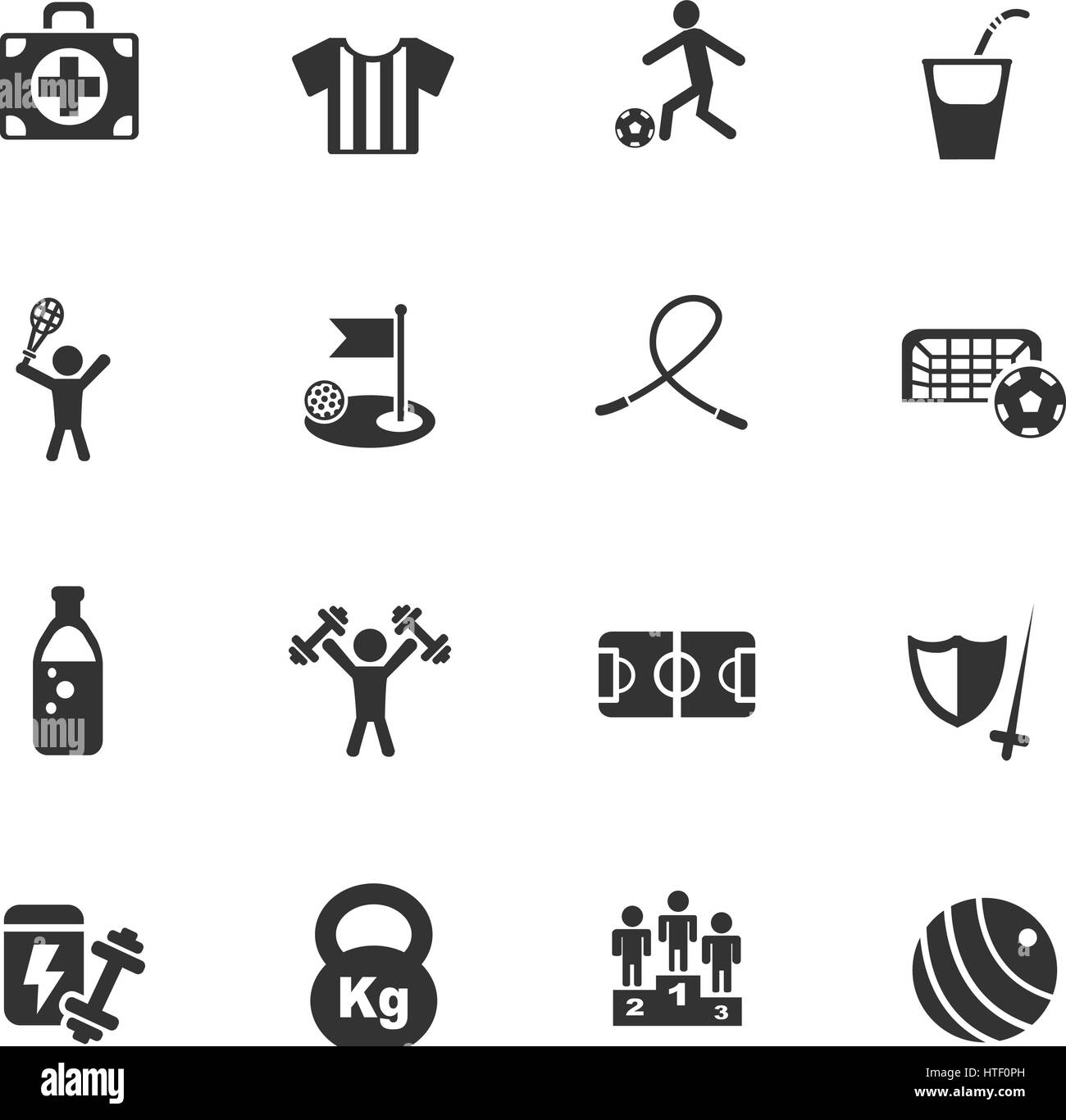 sport web icons for user interface design Stock Vector Image & Art - Alamy