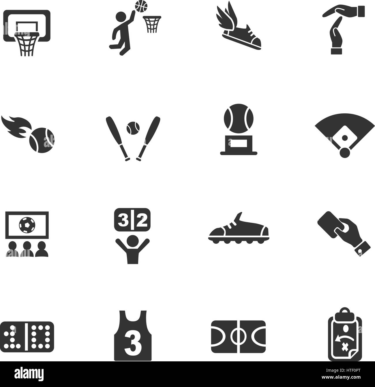 sport web icons for user interface design Stock Vector Image & Art - Alamy