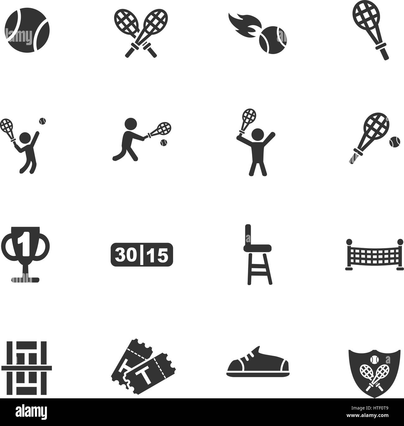 tennis web icons for user interface design Stock Vector Image & Art - Alamy