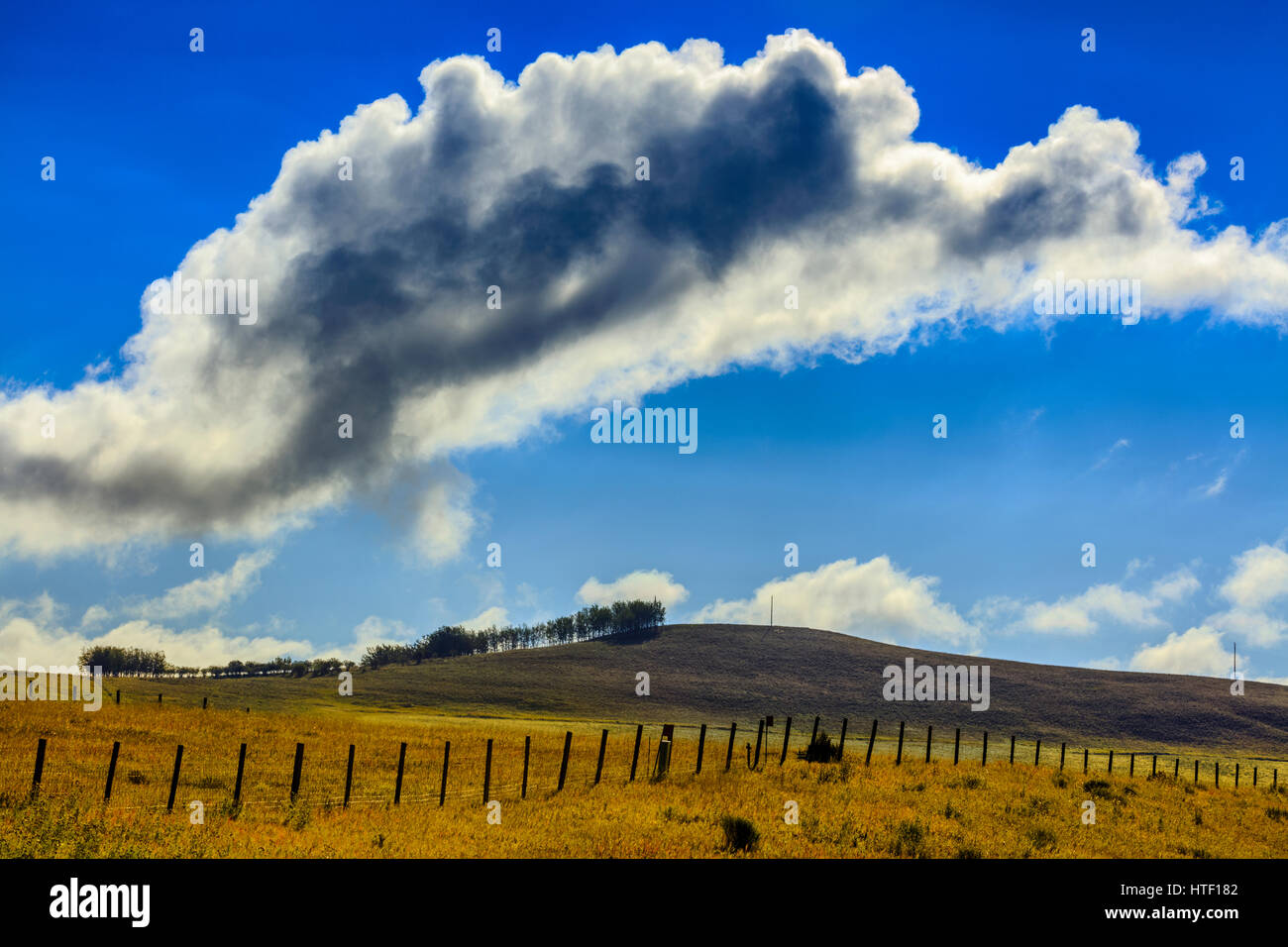 Alberta foothills farmland Stock Photo - Alamy