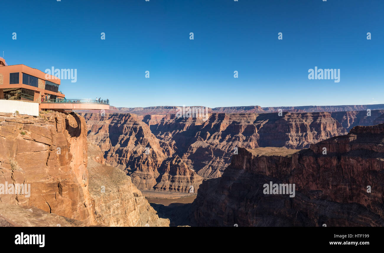 Grand canyon bridge skywalk hi-res stock photography and images - Alamy