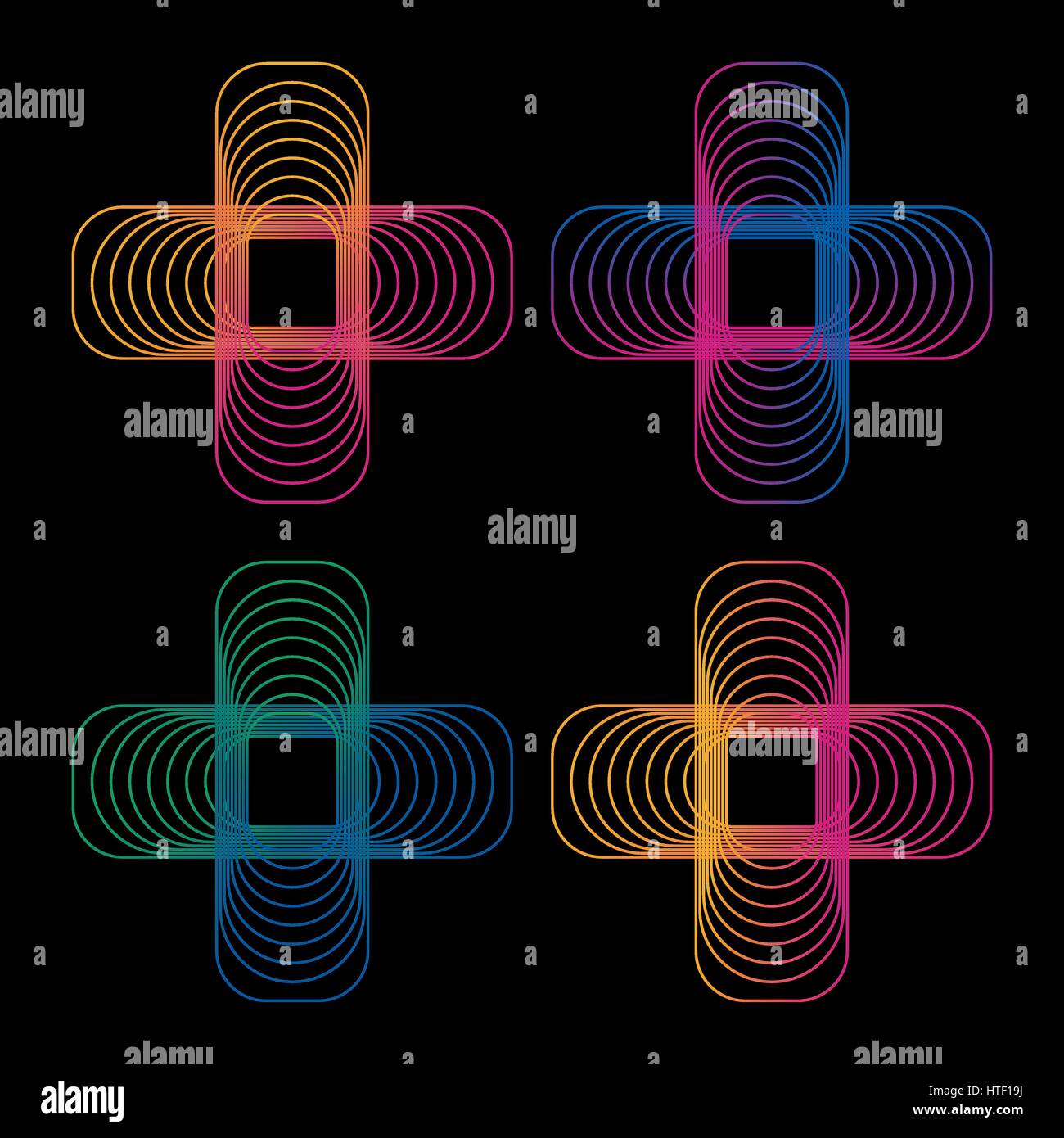 Silhouette black background Stock Vector Images - Alamy