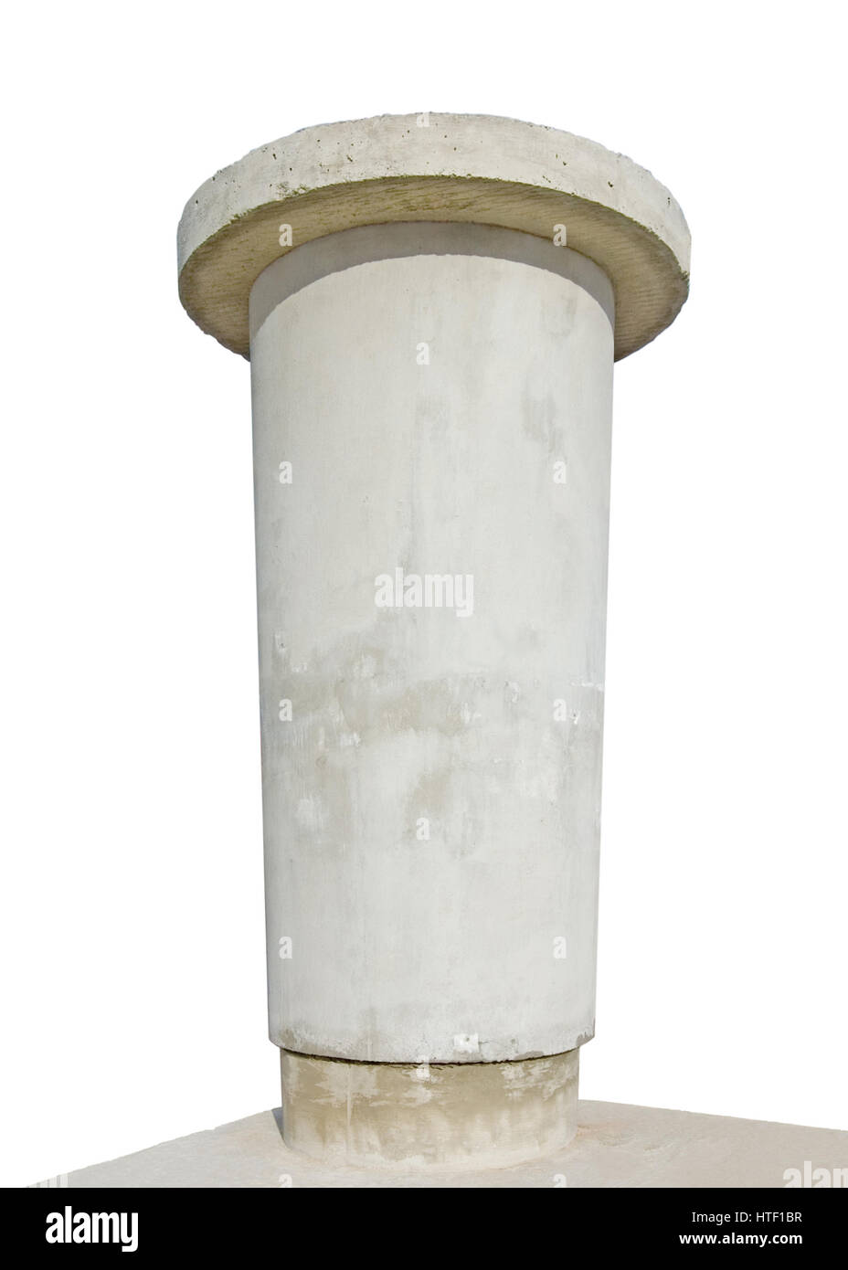 Litfass advertising pillar Morris column, weathered aged grunge light ...