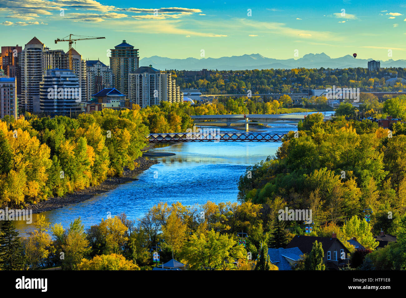 Downtown Calgary skyline, Alberta Stock Photo - Alamy