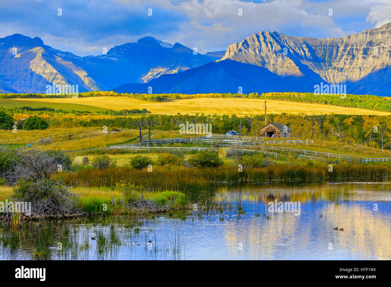 Alberta foothills country, Canada Stock Photo - Alamy
