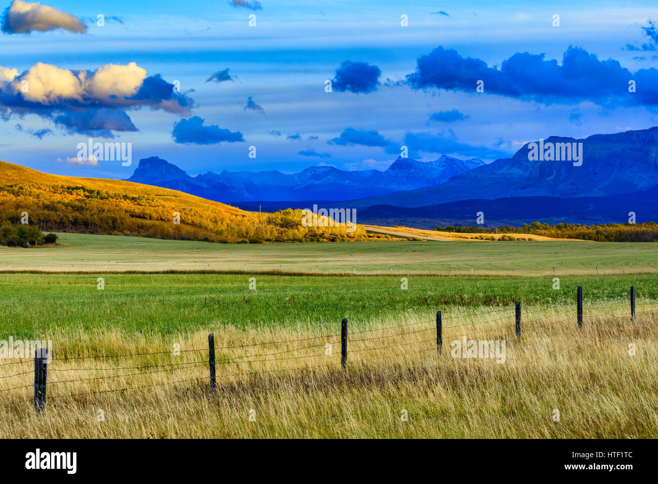 Alberta foothills country, Canada Stock Photo - Alamy