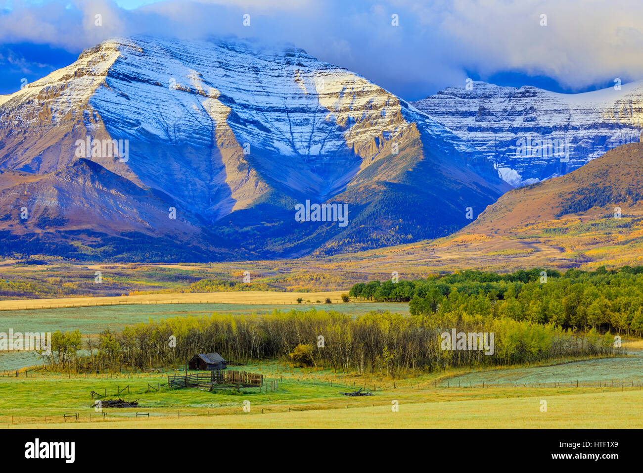 Alberta foothills country, Canada Stock Photo - Alamy