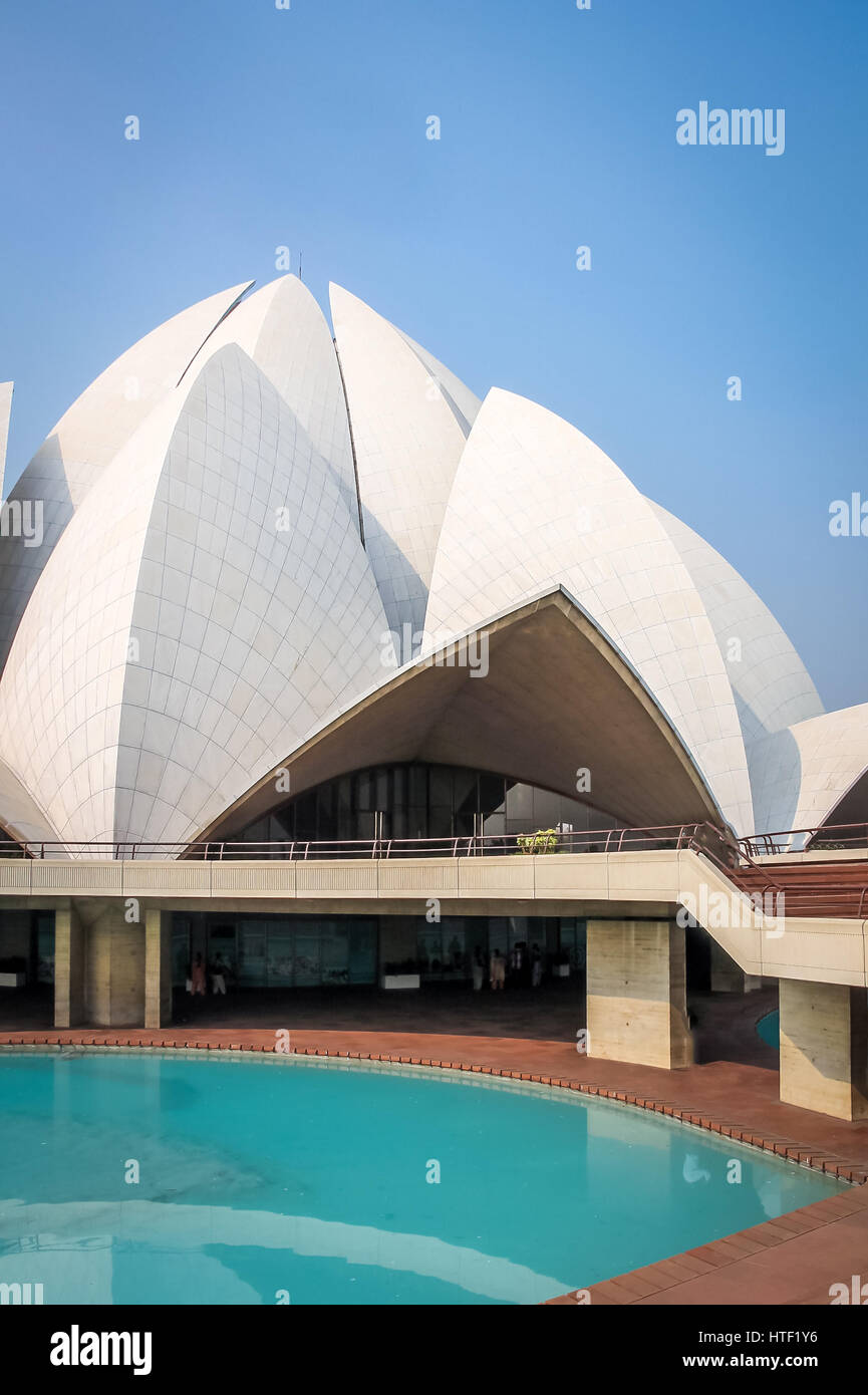 Bahai Lotus Temple - New Delhi, India Stock Photo - Alamy