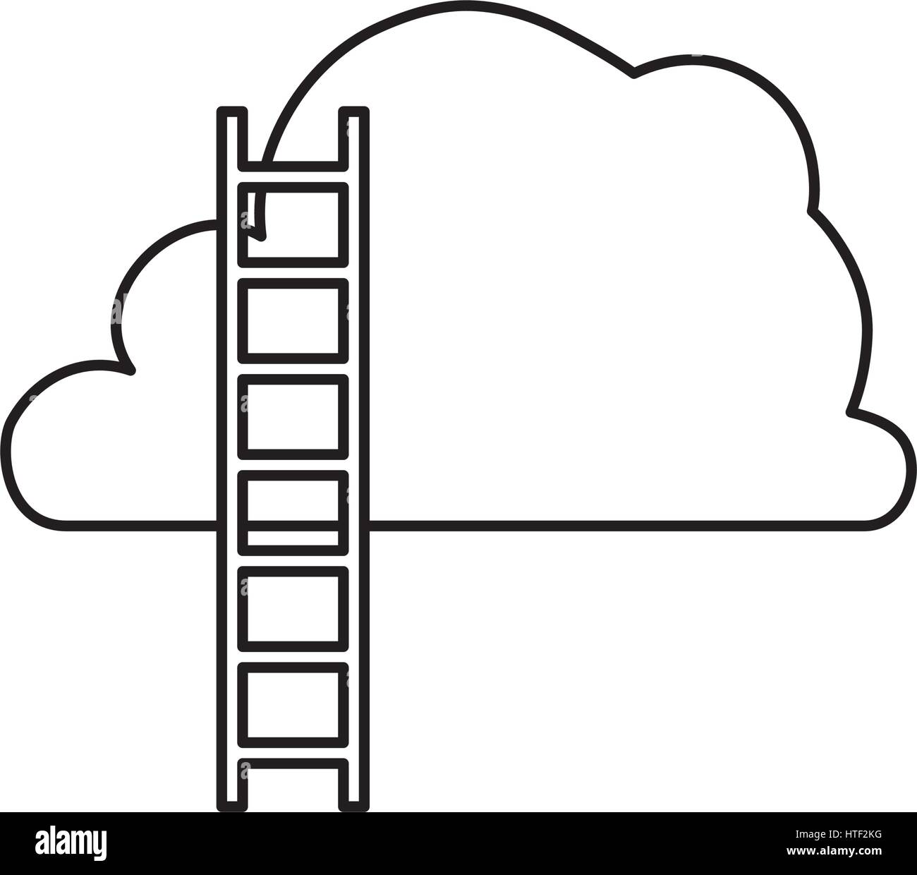 Ladder to heaven Stock Vector Image & Art - Alamy