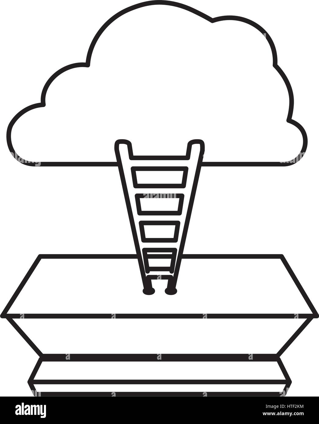 Ladder to heaven Stock Vector Image & Art - Alamy