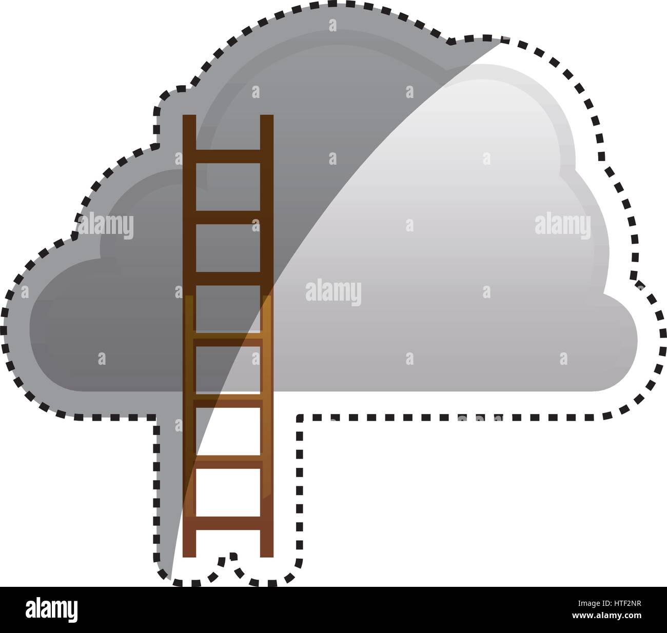 Ladder to heaven Stock Vector Image & Art - Alamy